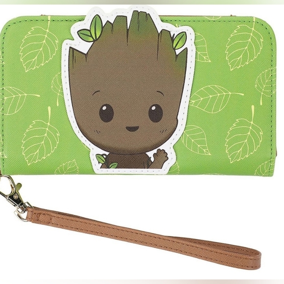 Marvel | Bags | Marvel Groot Wristlet Wallet | Poshmark